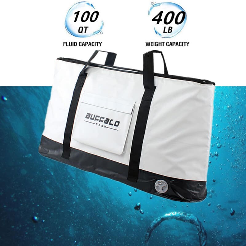 40x22x10 in Leakproof, Insulated Flat Bottom Fish Kill Bag | Buffalo ...