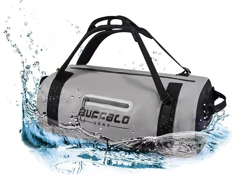 60L Roll Top Waterproof Duffel Bag | Buffalo gears.100% Leakproof ...
