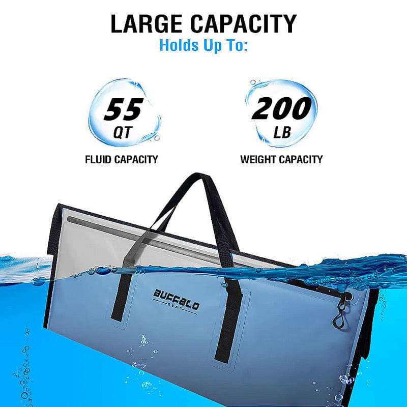 60x24in Leakproof Insulated Fish Cooler Bag | Buffalo gears.100% ...