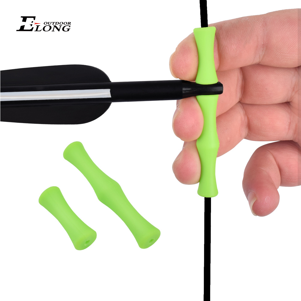 Bowstring Finger Guard Bowstring Saver Protective Finger Silicon ...