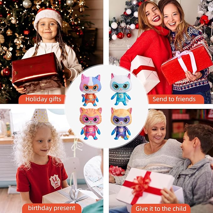 SuperKitties Plush Toys 7" Stuffed Animals Ultra-Soft Super Kitty ...