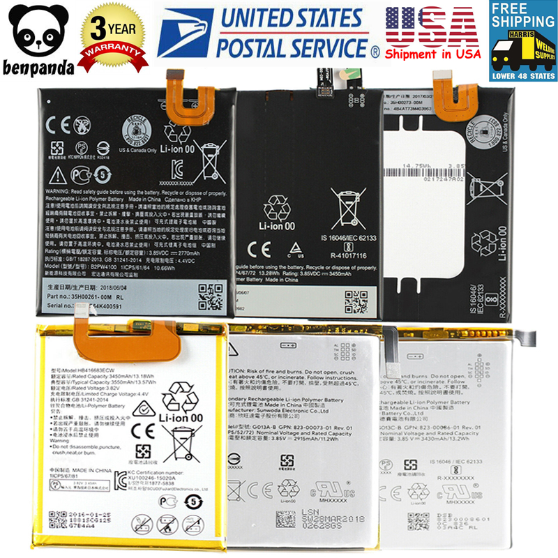 New Original OEM Battery Replacement For Google Pixel 1/2/3/XL/2XL/3 XL ...