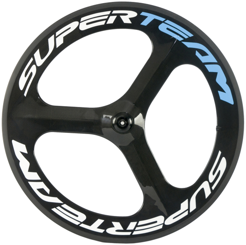 700C 70mm Road Bike 3 spokes Wheels Carbon Fiber Tri Spoke Wheelset ...