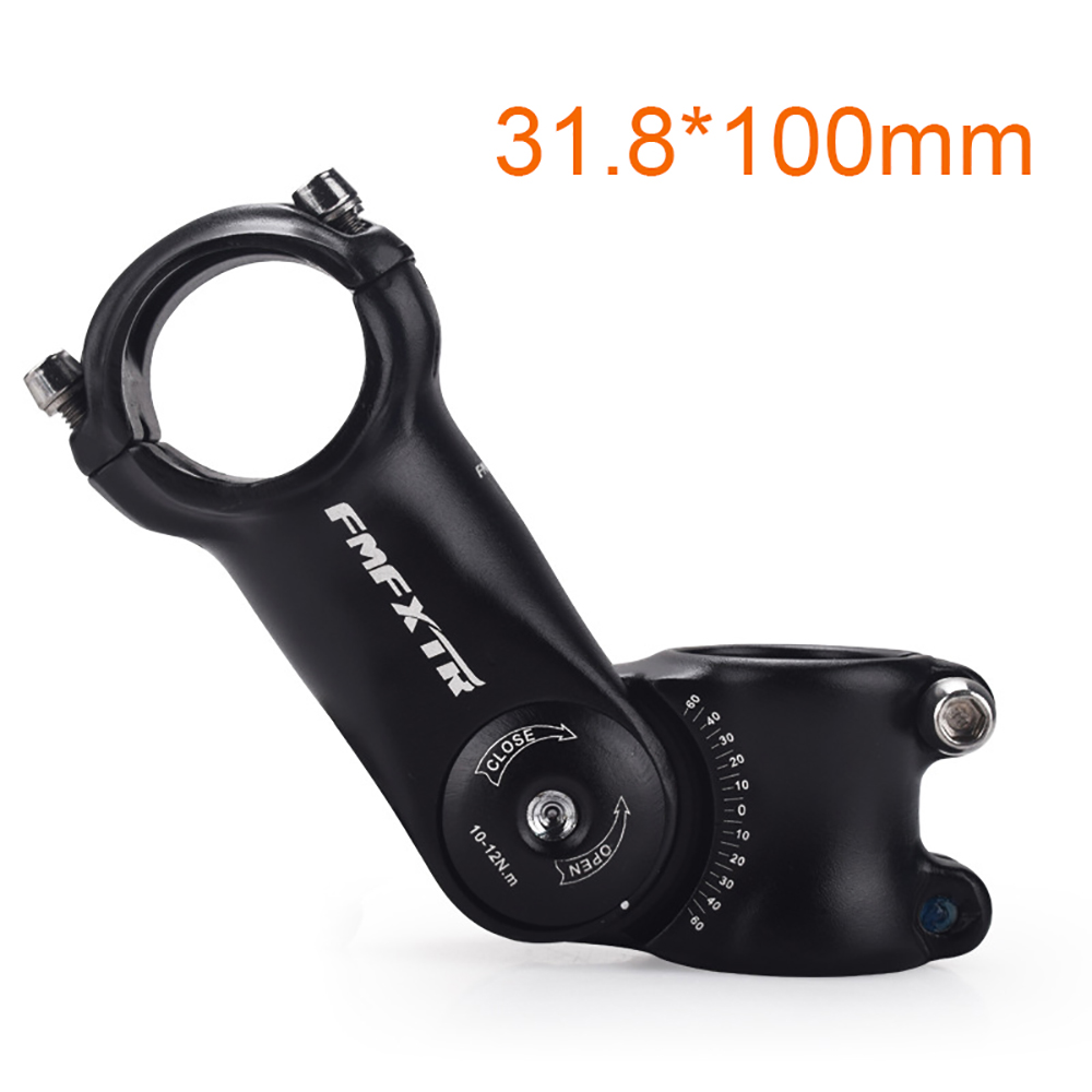 Adjustable Angle Stem MTB Road Bike Bicycle Hand Bar Riser 25.4mm/31 ...