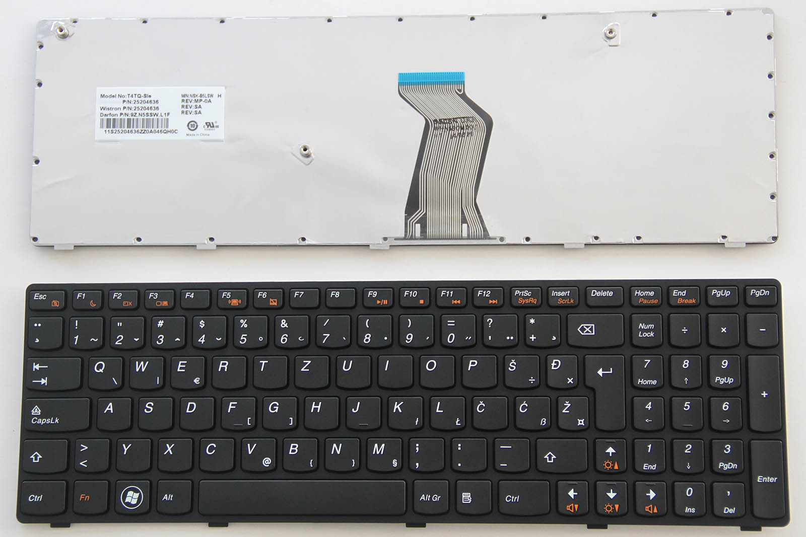 Slovenian Croatian HR Keyboard for Lenovo IdeaPad B570 B575 B580 B590 ...